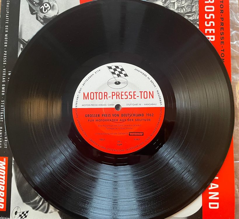 10'', Grosser Preis von Deutschland, Wertungslauf zu WM 1962 (Gebraucht ...