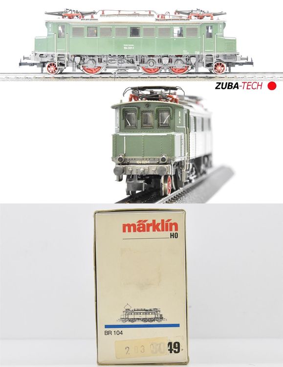 Märklin 3049 E-Lok BR 104 DB H0 WS OVP | Kaufen auf Ricardo