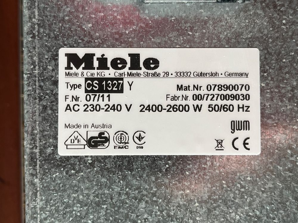 Teppan Yaki Miele CS1327 Y Profi (Gebraucht) in Wilen b. Wil für CHF 150 – nur Abholung auf ...