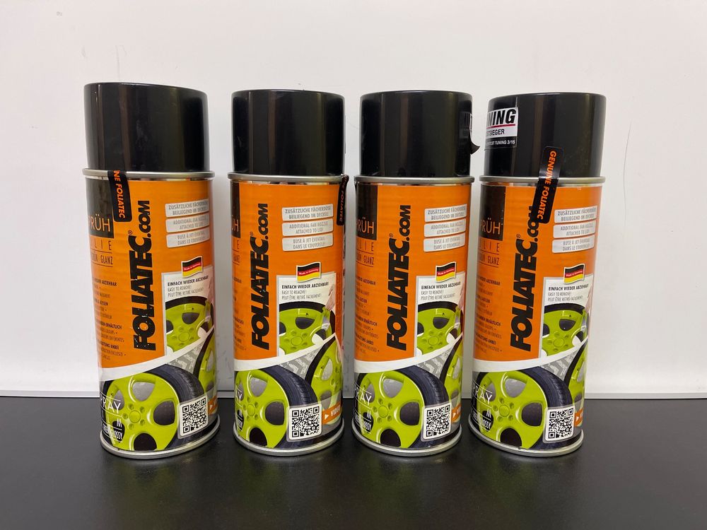 Neu Sprühfolie Follatec Toxic Grün 400ml (4x) (Neu und originalverpackt ...