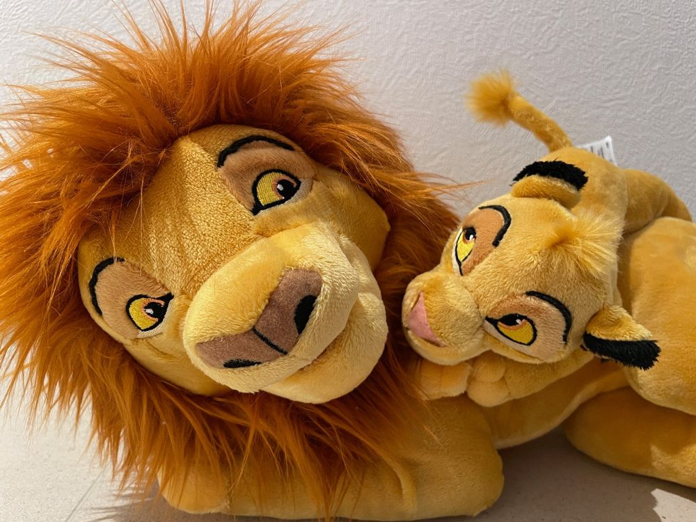 König der Löwen Mufasa & Simba Plüschtier Disney Parks (Neu (gemäss ...
