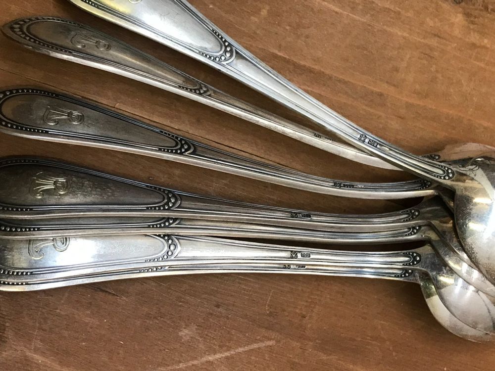 Jezler Silber Besteck antik 2160 Gramm 800er | Kaufen auf Ricardo