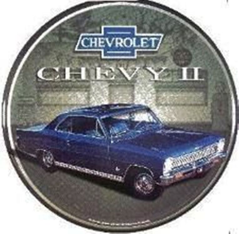 Blechschild rund - CHEVROLET CHEVY II (Neu (gemäss Beschreibung)) in ...