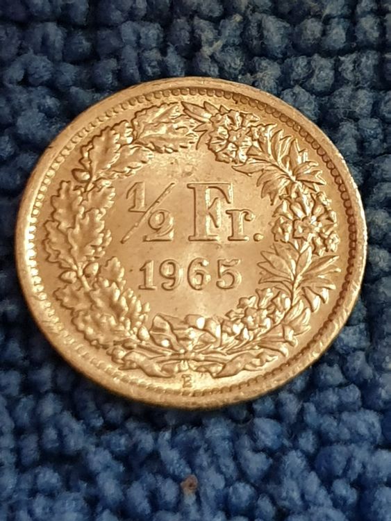 50 Rappen 1965 Schweiz (Gebraucht) in Mörschwil für CHF 3 – mit ...