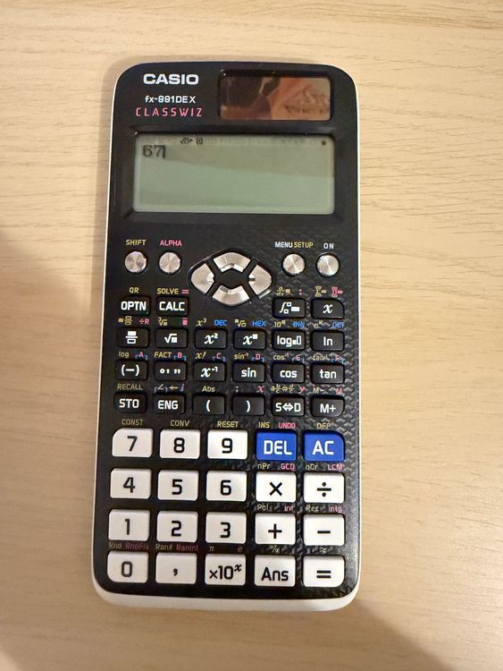Casio fx-991DEX Classwiz Rechner (Gebraucht) in Zürich für CHF 12 – mit ...