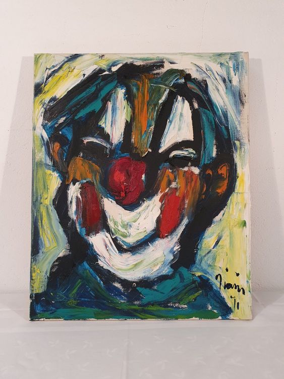 Clown Ölgemälde von Giani Castiglioni (1917–2005) (Ref.56) | Kaufen auf ...