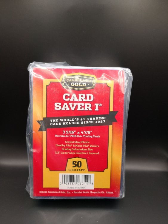 Cardboard Gold Card Saver I (hart sleeve) (Neu und originalverpackt) in ...