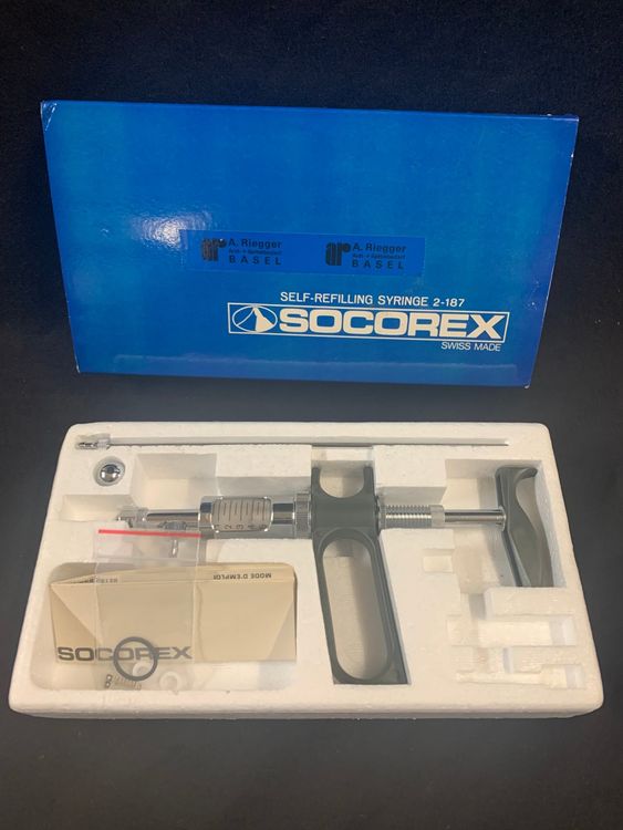 Socorex Self-Refilling Syringe 2.187, Refillsprize | Kaufen auf Ricardo