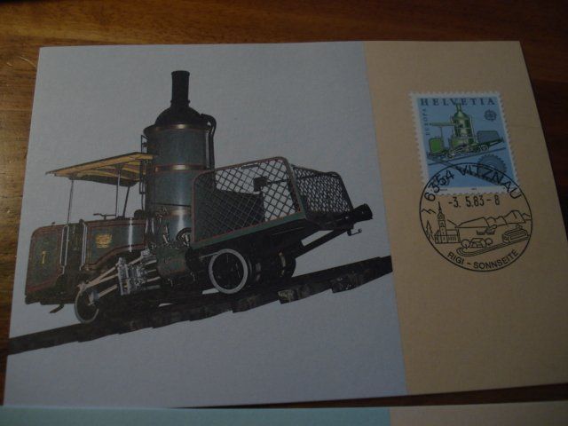 Satz Maximumkarten 1983, Himmelsglobus + Rigi Zahnradbahn (Gebraucht) in Niederwil AG für CHF 1 ...