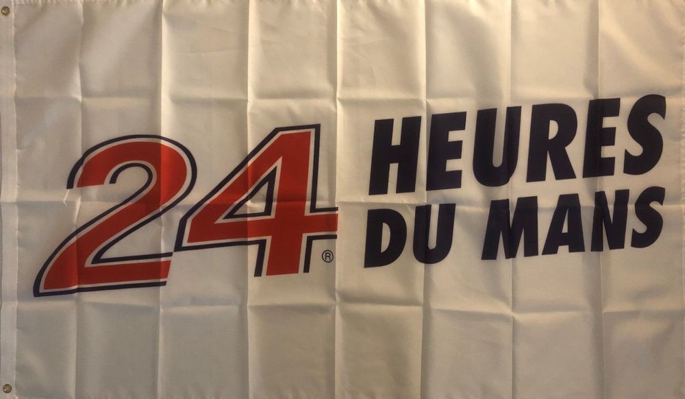 24 Stunden von Le Mans Fahne Flag LMP3 LMGTE Frankreich Auto (Neu und ...