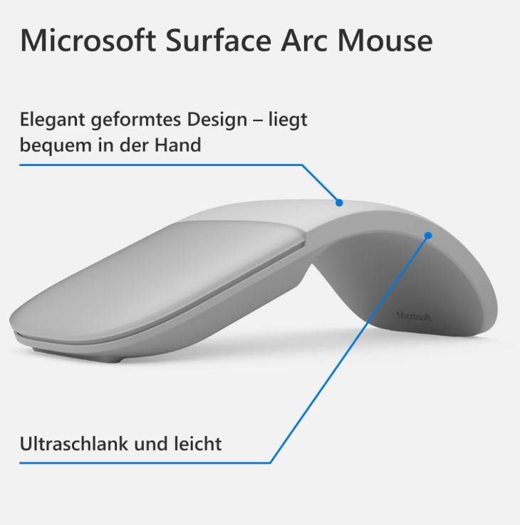 Microsoft Surface Arc - Bluetooth Maus NEU originalverpackt (Neu und ...