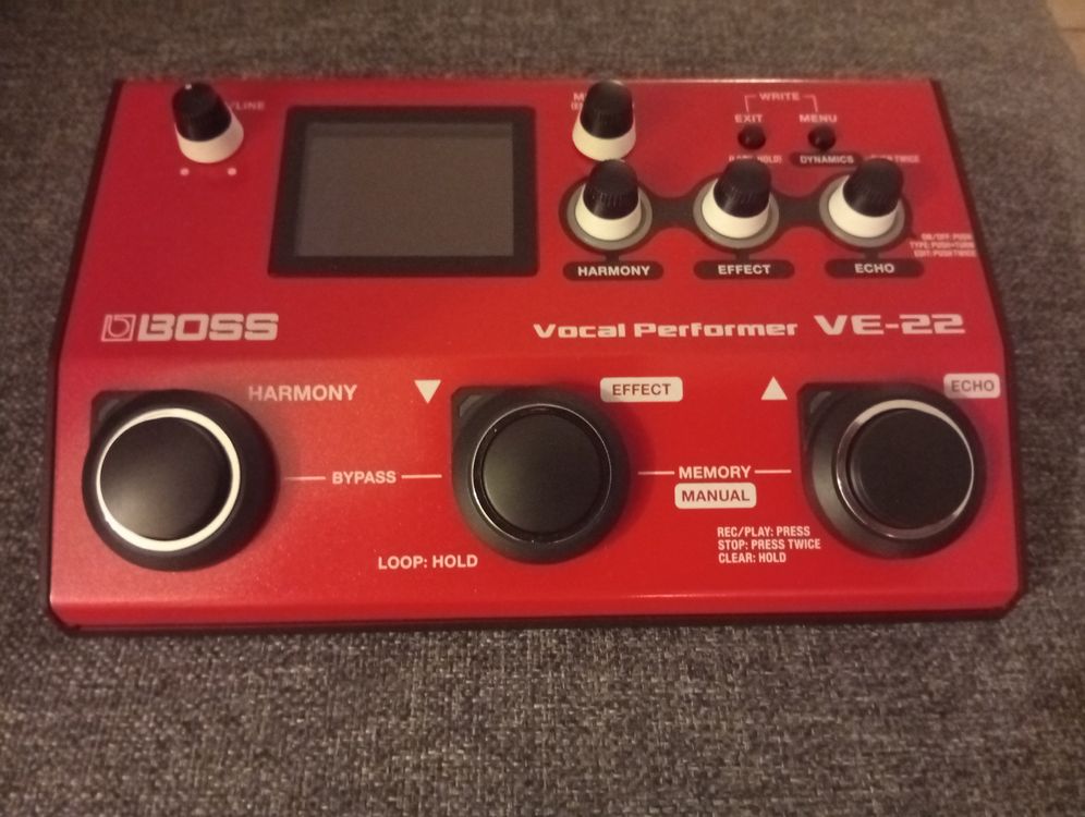 BOSS VE-22, processeur vocal neuf, peu utilisé avec adaptat. (Neuf ...