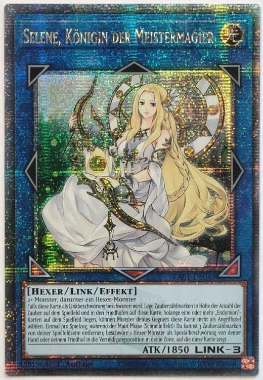 Yu-Gi-Oh! Selene, Königin der Meistermagier,RA01, (25th SCR) (Gebraucht ...