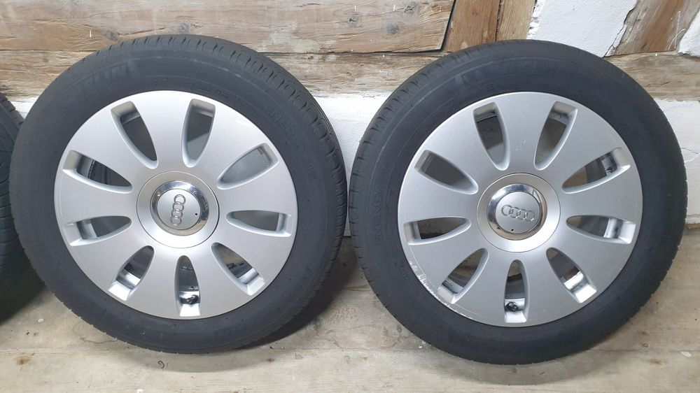 4x Audi Alu Felgen 16“ mit Reifen für Audi A4 B6 (Gebraucht) in für CHF ...