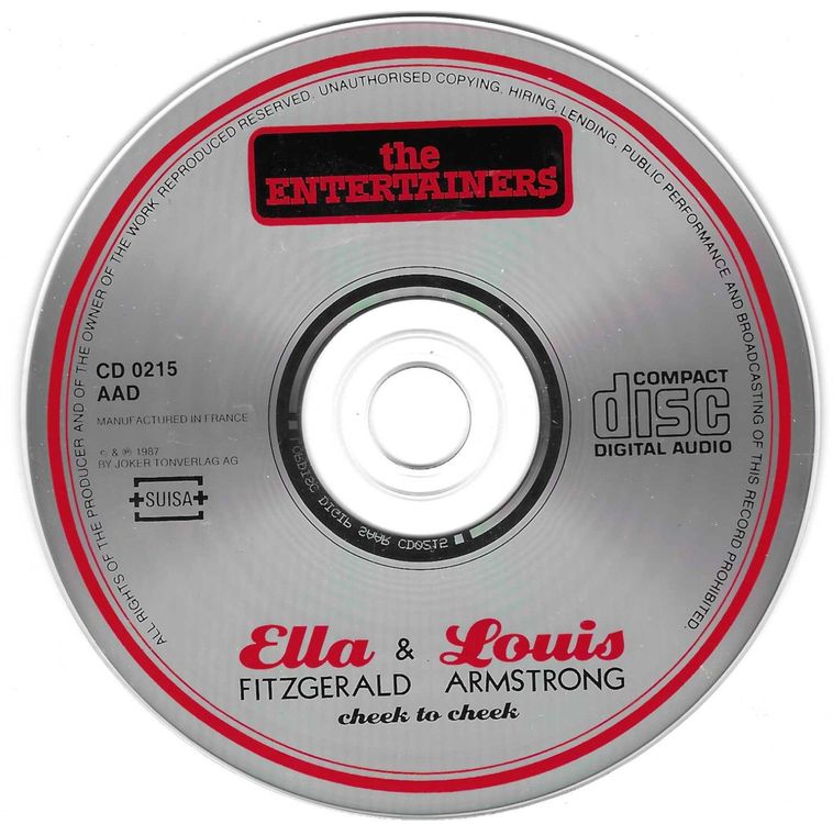 ELLA & LOUIS - CHEEK TO CHEEK (D'occasion) à Bex pour CHF 2 – avec ...