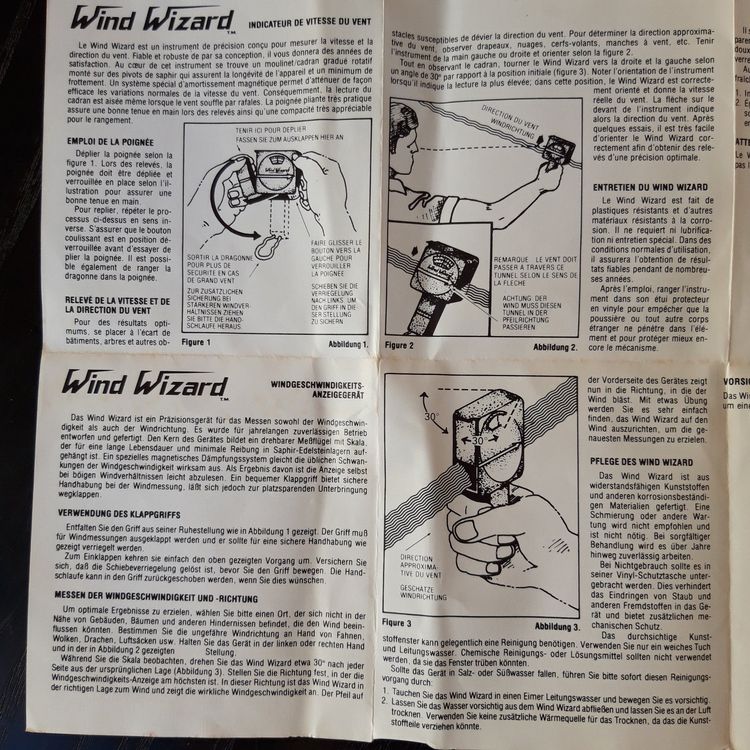 Windmesser Wind Wizard, Anemometer zum Messen der Windstärke (Neu (gemäss Beschreibung)) in Egg ...