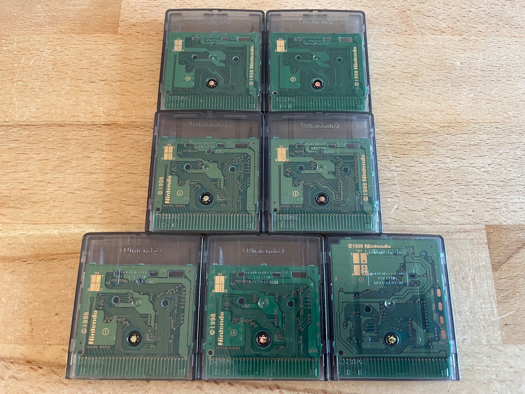 7 originale Game Boy Color Spiele, voll funktionstüchtig (Gebraucht) in ...