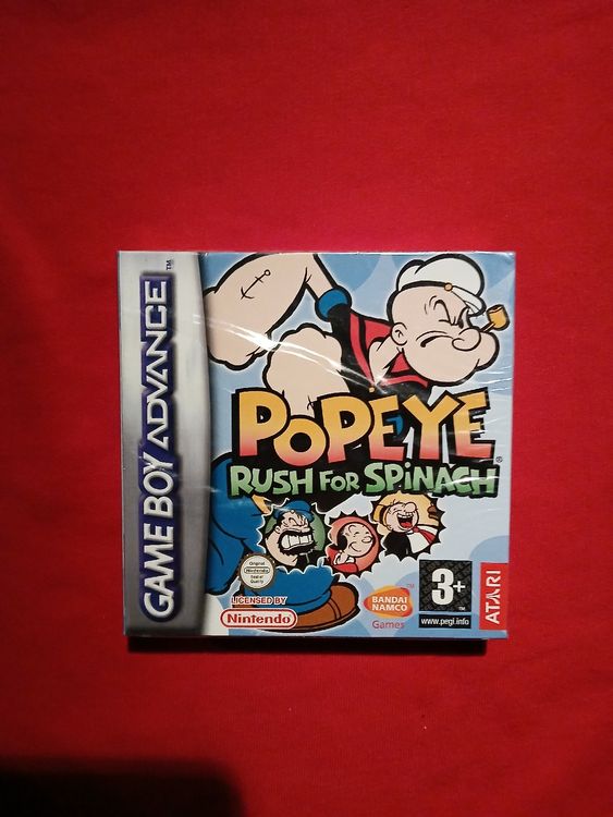 Popeye Rush for Spinach - GBA Spiel - Neu und OVP (Neu und originalverpackt) in Naters für CHF ...