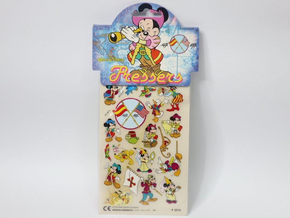 90's Rubbelbilder Disney Micky Donald Goofy Pluto Aufkleber (Neu und ...