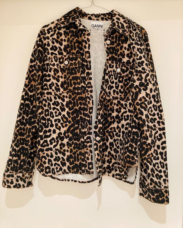 Ganni, Jacke, Leo-Print, Gr. 36 | Kaufen auf Ricardo