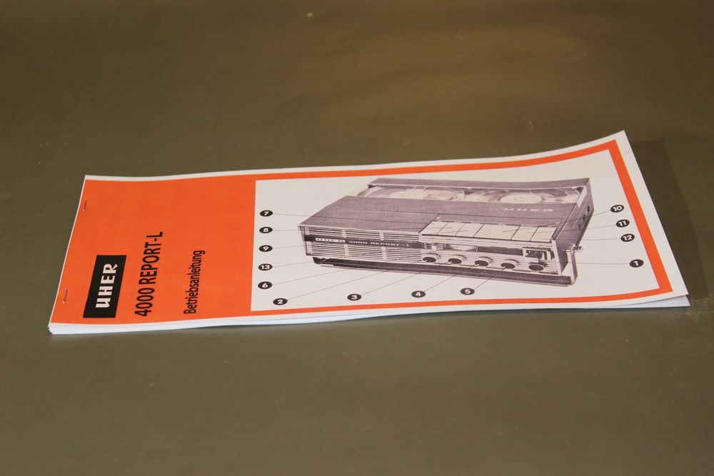 Uher Report 4000-L revidiert, Komplettset | Kaufen auf Ricardo