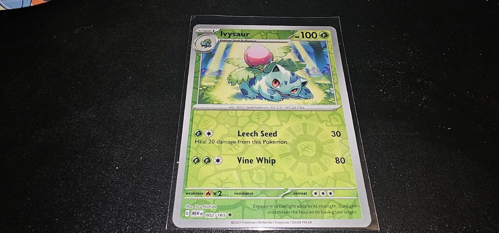Ivysaur reverse Holo ENG 151 Mew Pokemon Karte | Kaufen auf Ricardo