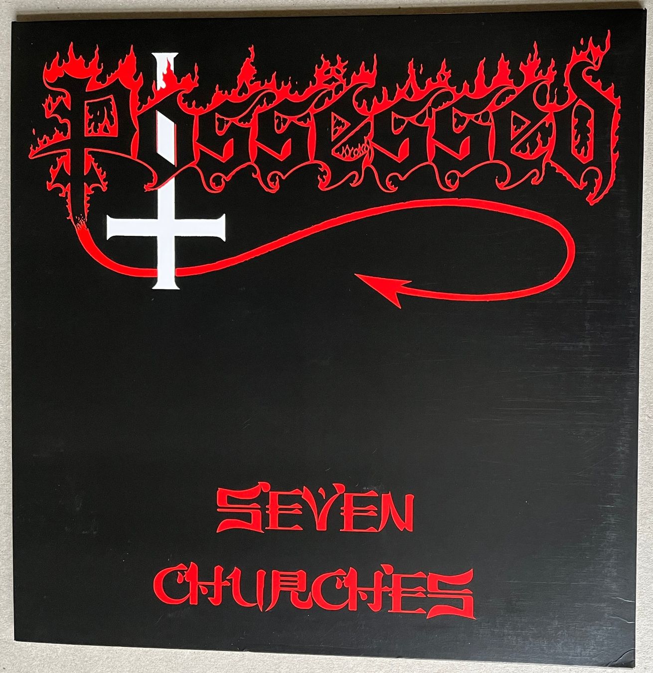Possessed – 7 Churches LP red 180g Gatefold Death Metal (Gebraucht) in ...