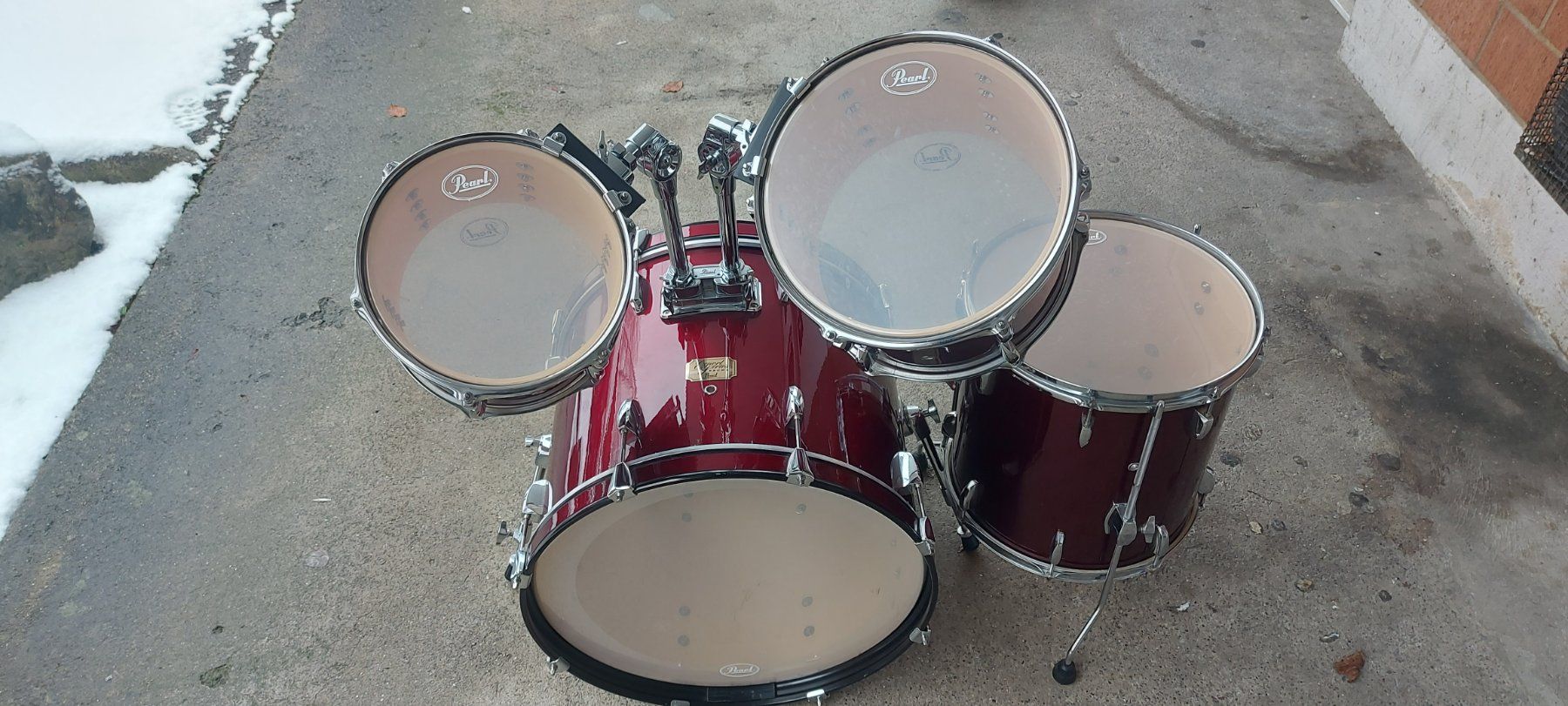 pearl Export Series schlagzeug kessel ; 20",10",12",14" (Gebraucht) in ...