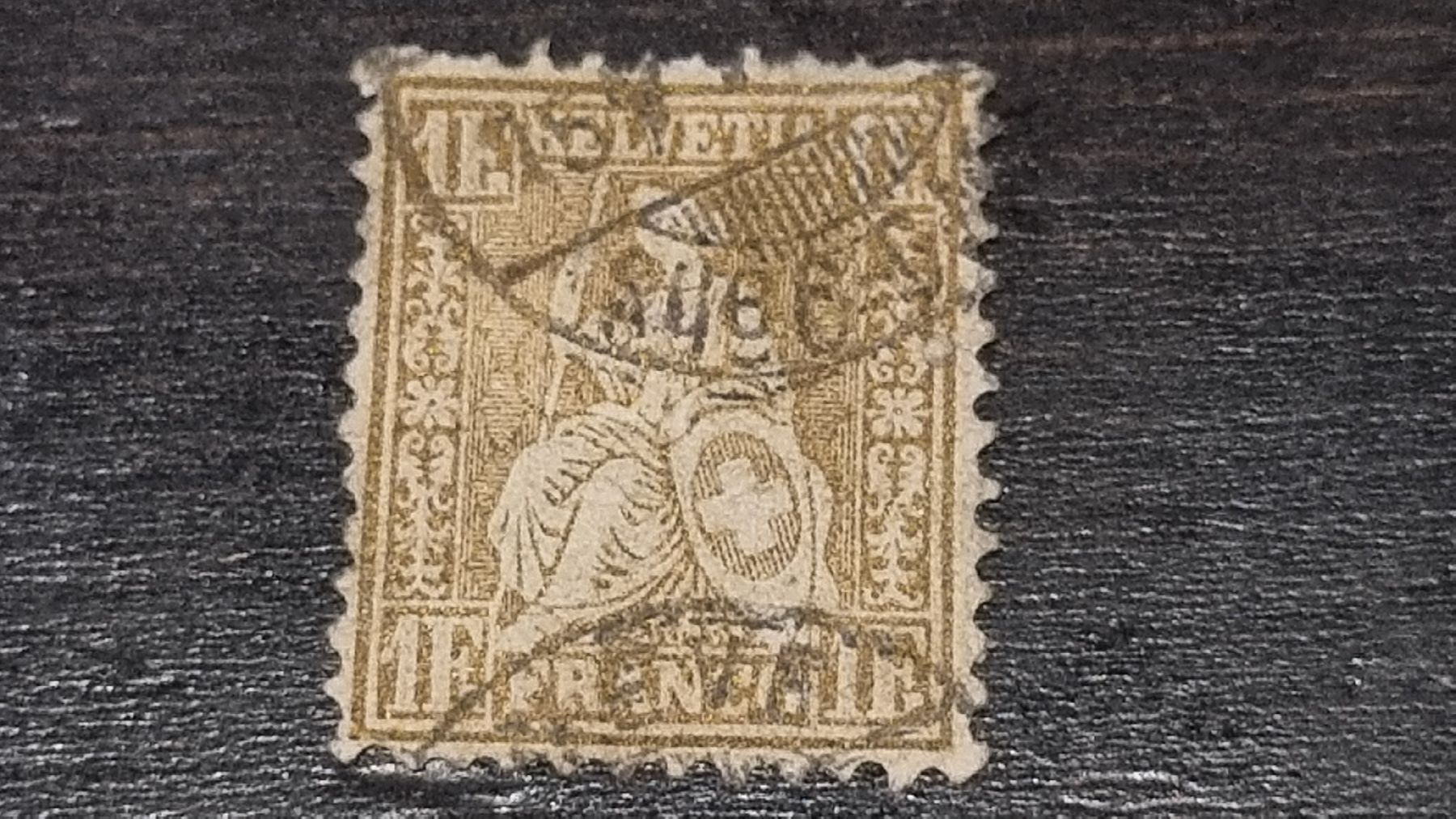 28b timbre suisse rare 450.- (Gebraucht) in Vésenaz für CHF 20 – mit ...