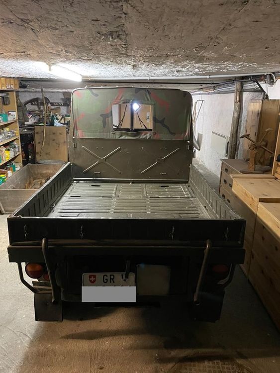 Haflinger Steyr Puch Typ 700 AP, Werfer BANTAM L gl 4x4 (Gebraucht) in St. Moritz für CHF 17900 ...