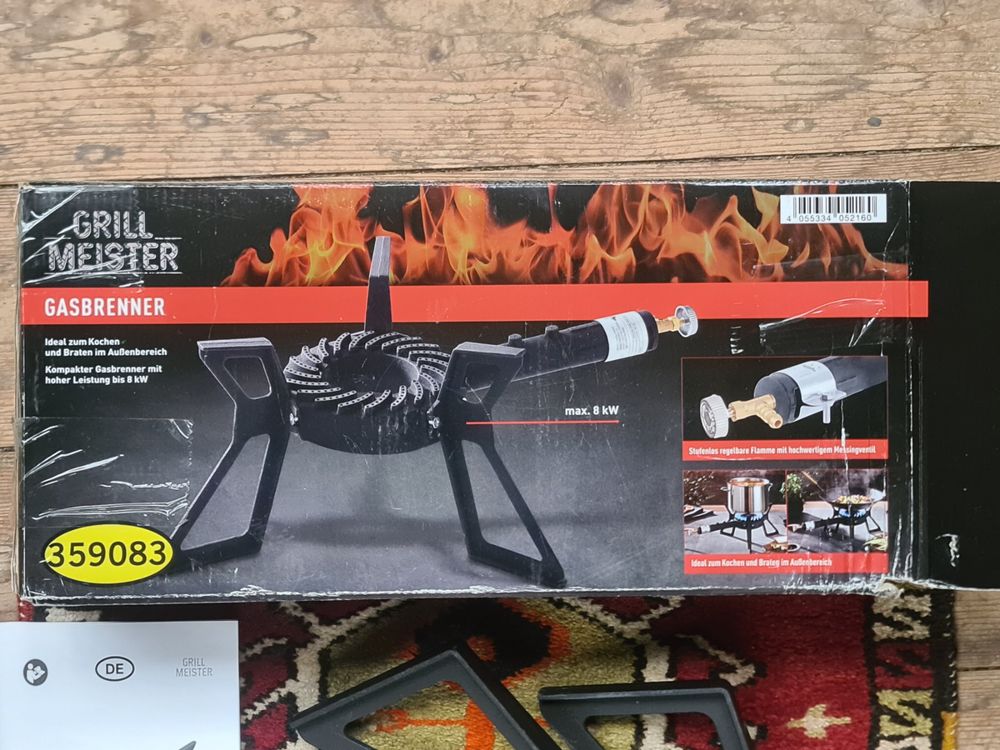 Gasbrenner neu und ungebraucht Kochen Grill Garten Camping (Neu und originalverpackt) in ...