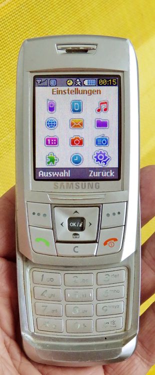 Samsung E250i: schönes Slider (Gebraucht) in Untersiggenthal für CHF 24 – mit Lieferung auf ...