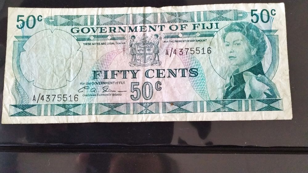Fiji 50 Cents Banknote. (Gebraucht) in Hinwil für CHF 8 – mit Lieferung ...