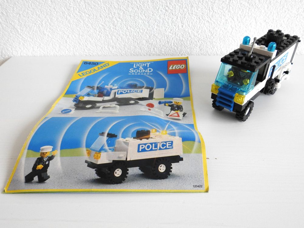 Lego 6450 Mobile Police Truck mit Anleitung and Light&Sound | Kaufen ...