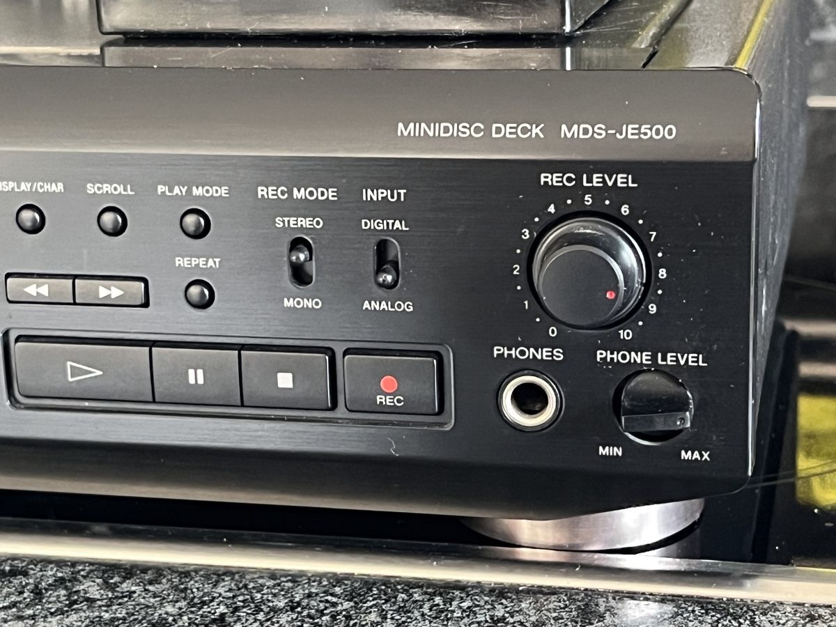 Sony Minidisc Deck MDS-JE500 + MD Walkman MZ-EP11+ Zubehör (Gebraucht ...