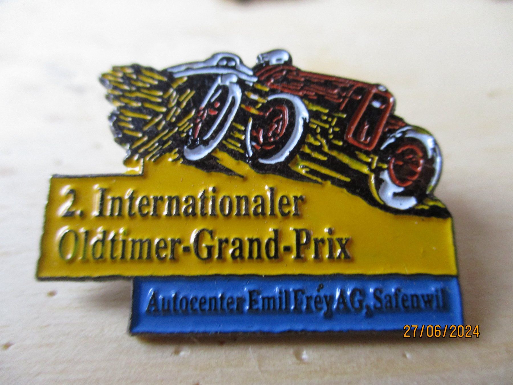 Oldtimer Grand Prix Emil Fray Safenwil Pin (Neu (gemäss Beschreibung ...