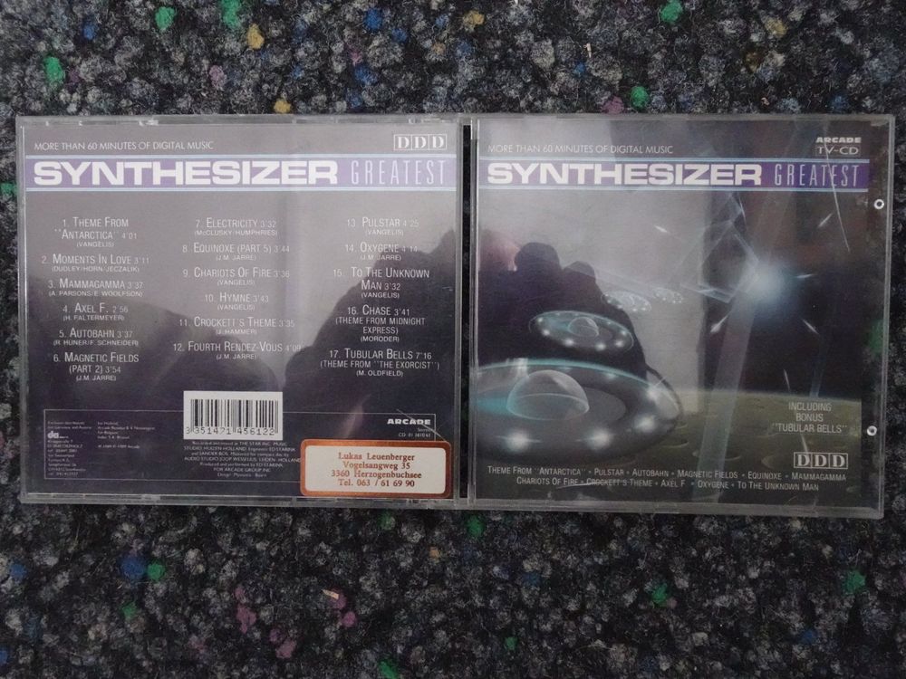 CD : Compilation: Synthesizer greatest | Kaufen auf Ricardo