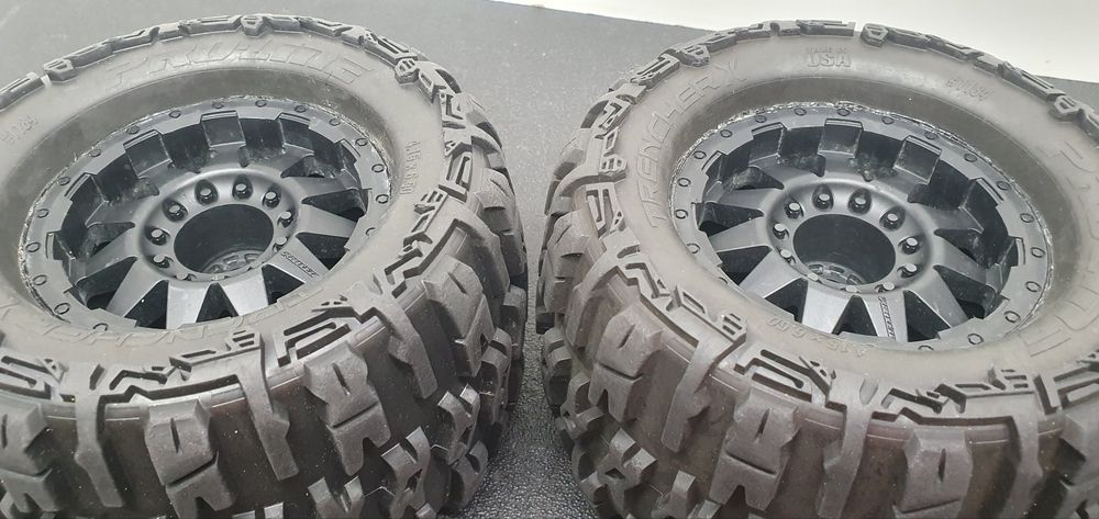 Pro-Line Trencher X 3,8" Reifen mit F-11 17mm 1/2" Offset MT (Gebraucht ...