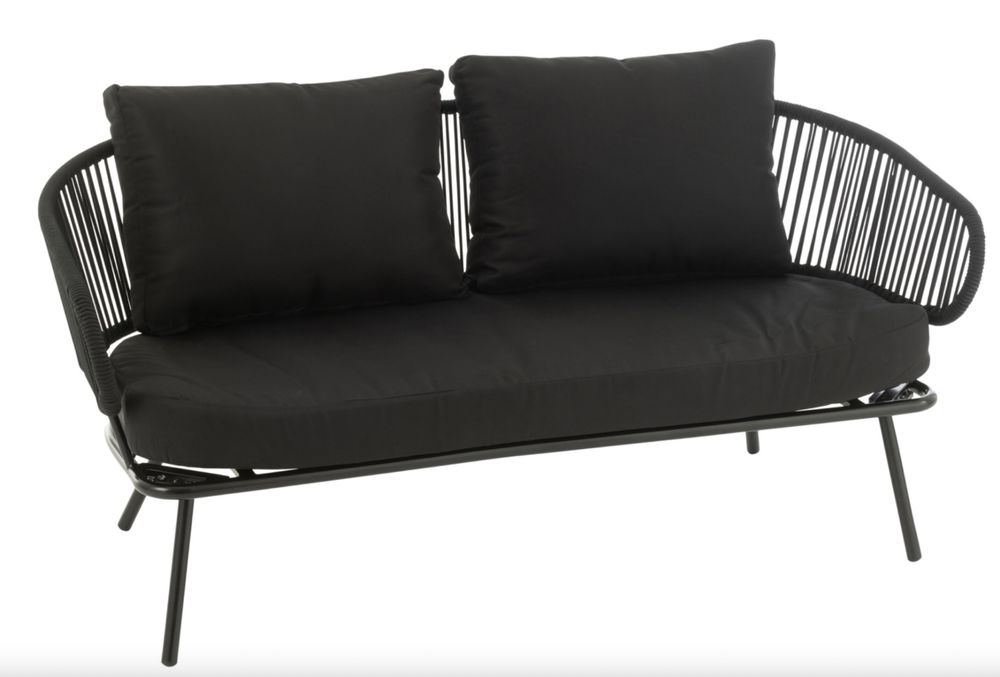 Black Loungeset /für die Terrasse mit Tisch🤎🌿🪴 (Neu und ...