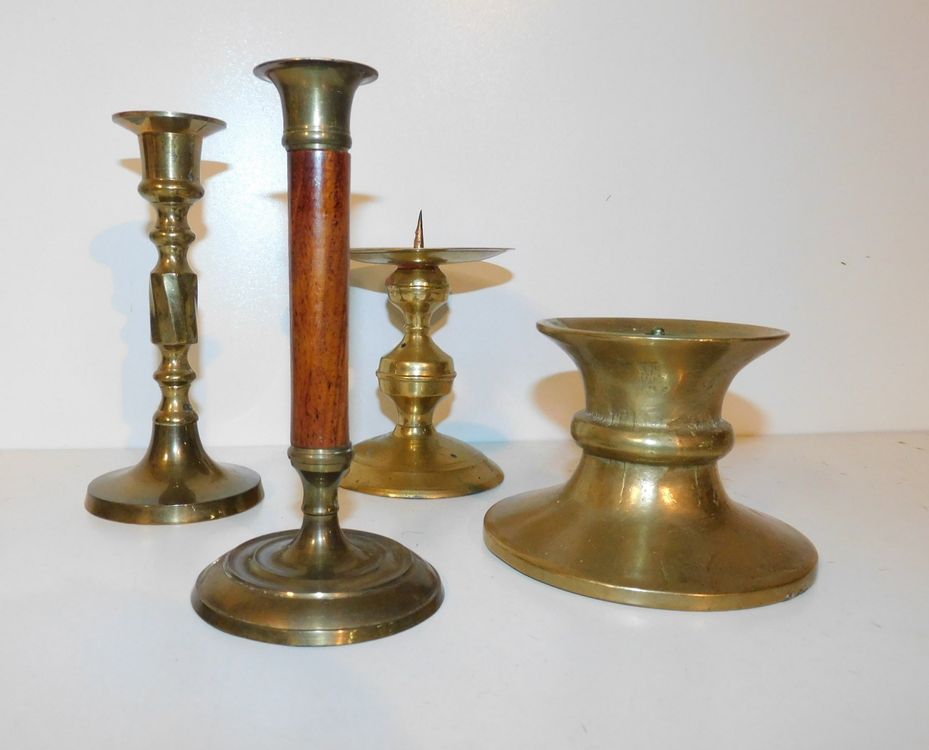 Kerzenständer 4 alte messing Kerzenhalter (Gebraucht) in Sursee für CHF 25 – mit Lieferung auf ...