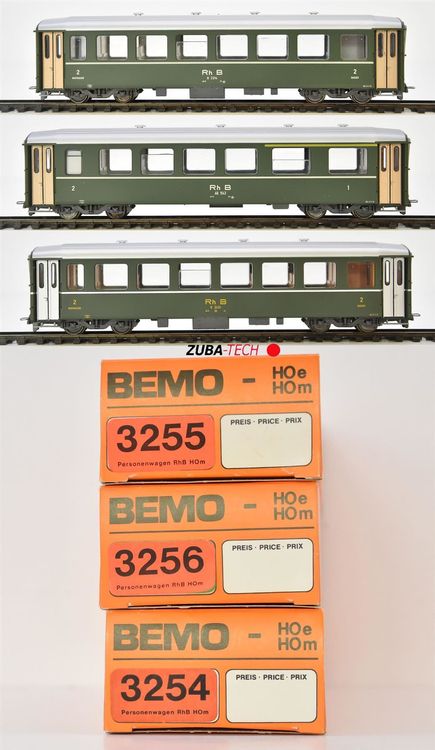Bemo 3x Personenwagen RhB H0m GS OVP (Gebraucht) in St. Gallen für CHF 51 – mit Lieferung auf ...