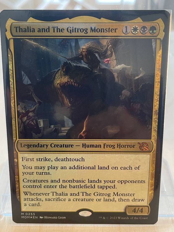 MTG Thalia and the Gitrog Monster 0255 (Neu (gemäss Beschreibung)) in ...