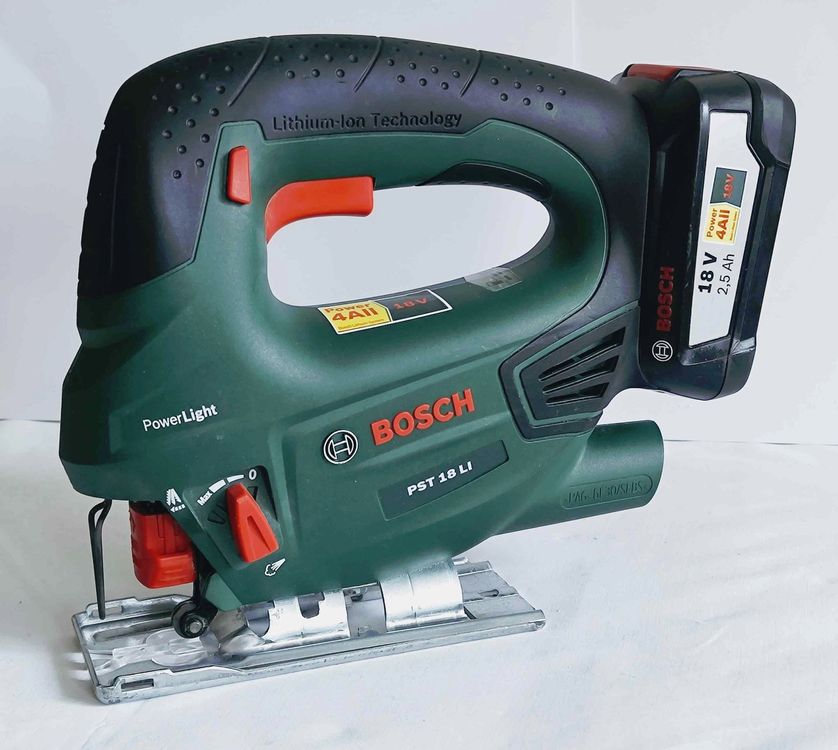 Bosch PST 18 LI Akku-Stichsäge 18V 2,5Ah mit Ladegerät (Gebraucht) in ...