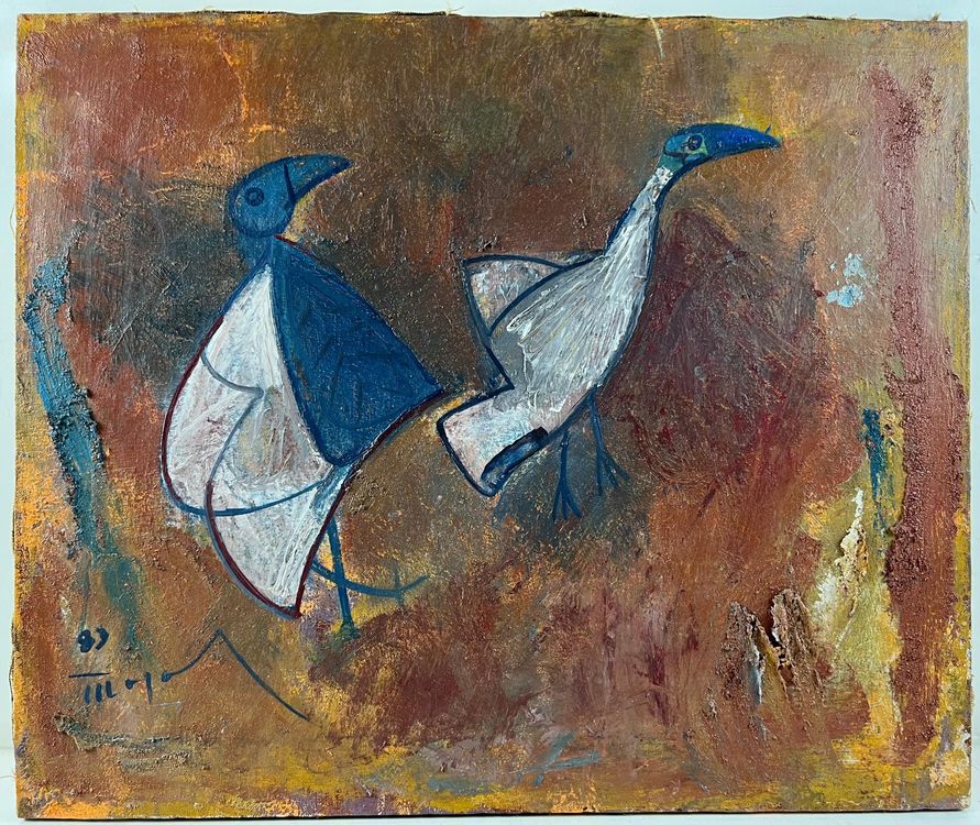 Alte Abstrakte Gemälde Unleserlich Signiert (Gebraucht) in Neuhausen am Rheinfall für CHF 10 ...