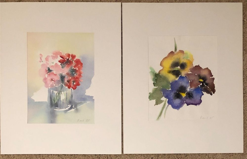 2x Hans Kast Orginal Aquarell (Usato) a Hochdorf per CHF 5 – con consegna | Acquista su Ricardo