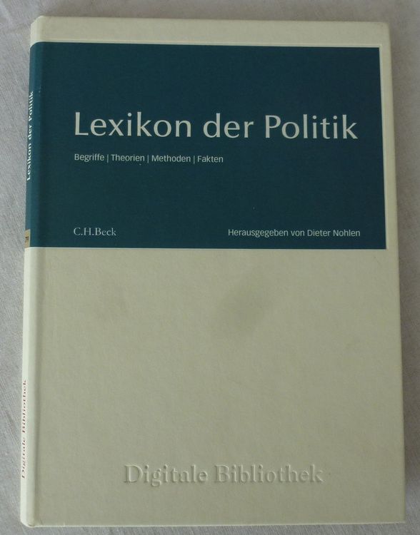 Digitale Bibliothek - Lexikon der Politik | Kaufen auf Ricardo