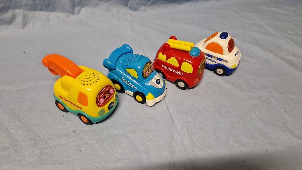 VTech Tut Tut Baby Flitzer Baustellenfahrzeuge, 4 Stk (Gebraucht) in ...