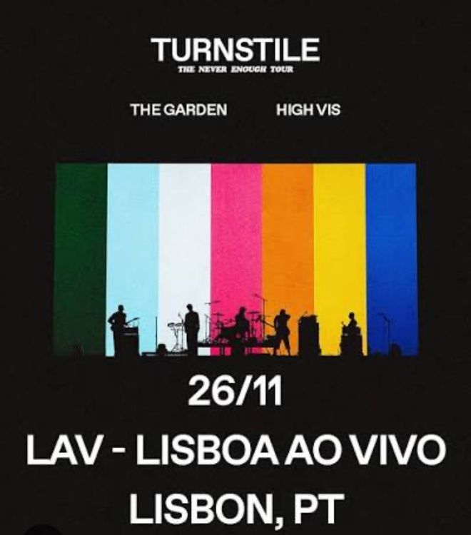 Turnstile - The Never Enough Tour - Lisbon 2025 (Neu und ...