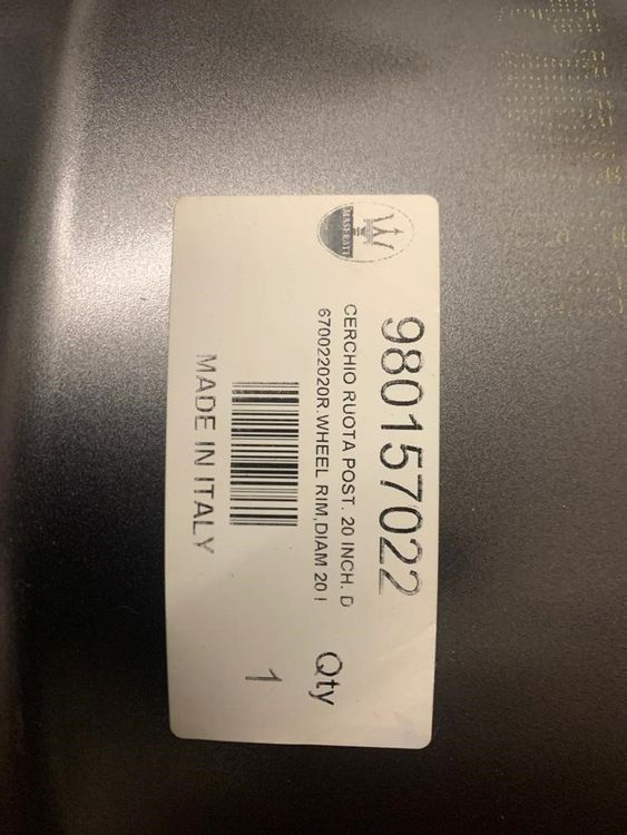 4 Stk. Maserati Ghibli SQ4 Original 20 Zoll Felgen | Kaufen auf Ricardo