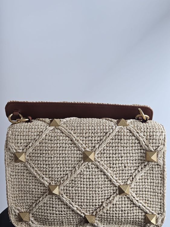 Valentino Garavani Roman Stud – Rafia Naturale (Usato) a Lugano per CHF ...